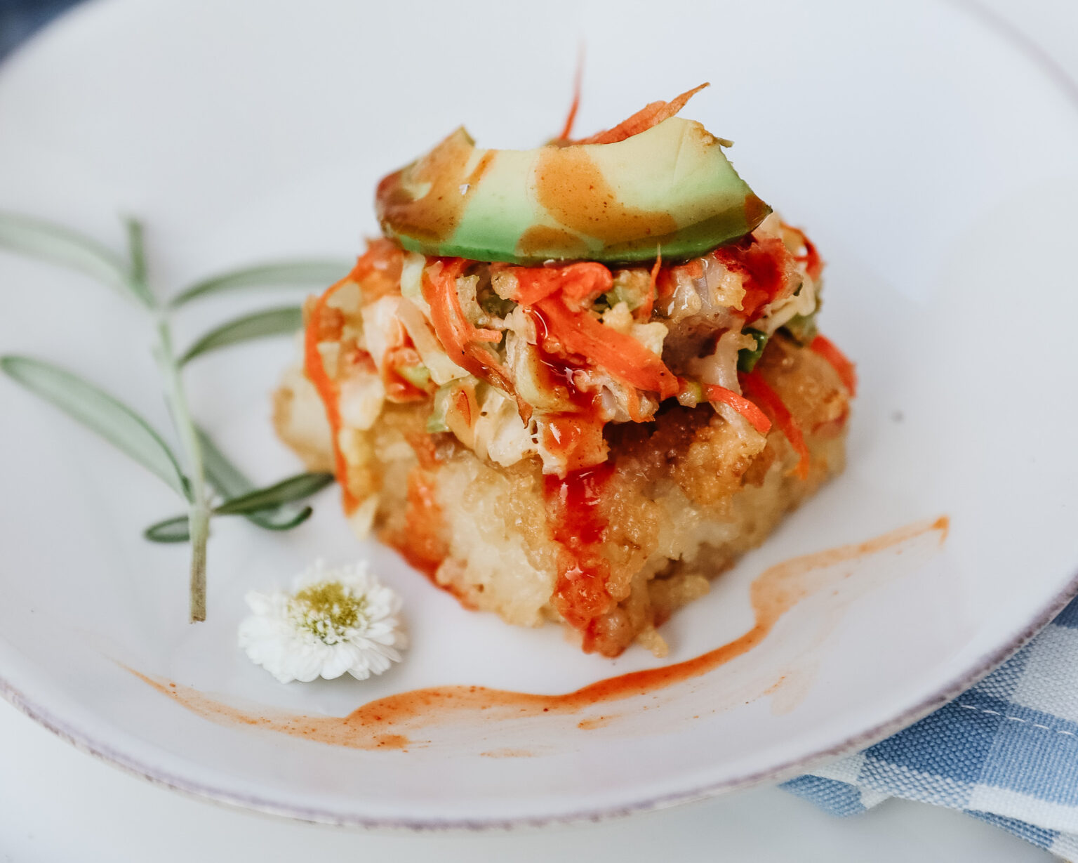 Crispy Fried Rice Squares - gluten free recipes