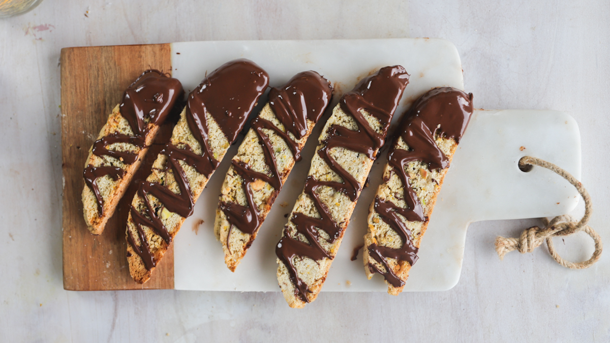 Gluten-Free Pistachio Biscotti